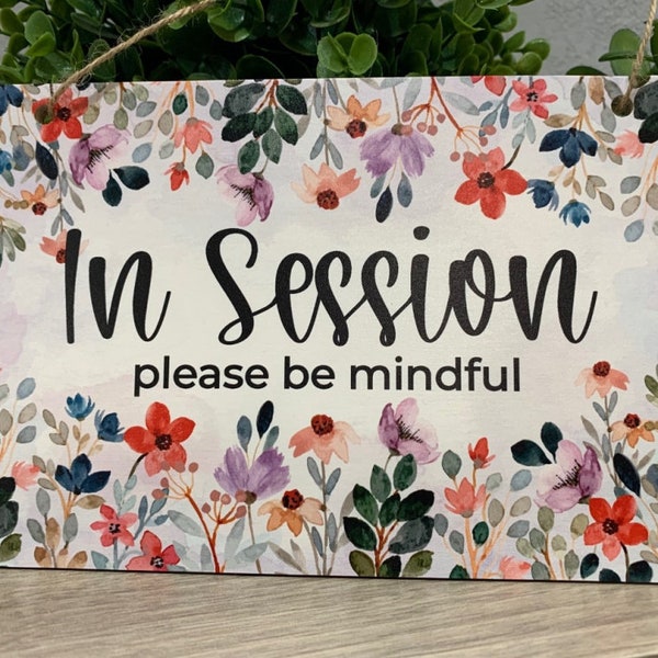 Therapy Door Sign - Etsy
