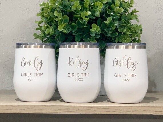 Girls Trip Wine Tumbler Girls Weekend Gift Girls Trip Gift - Etsy