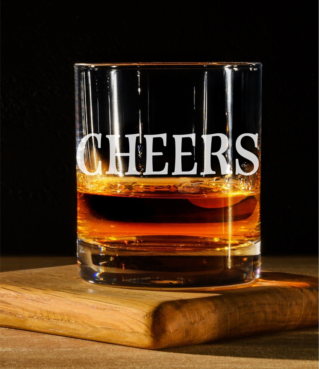 Cheers Whiskey Glass, 25th 40th 50th Anniversary Glassware, Toasting ...