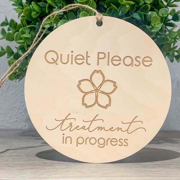 Quiet Please Sign - Etsy