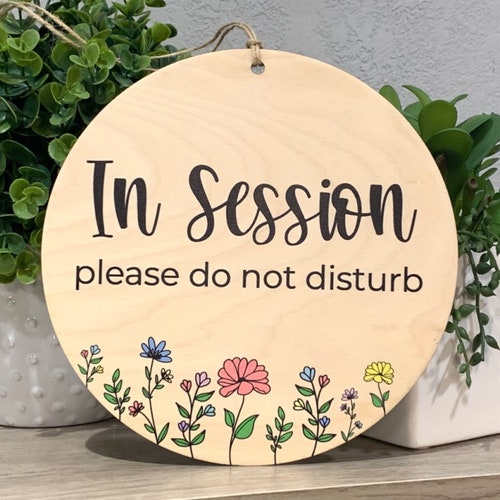 Engraved Please Do Not Disturb Sign in Session Sign in - Etsy