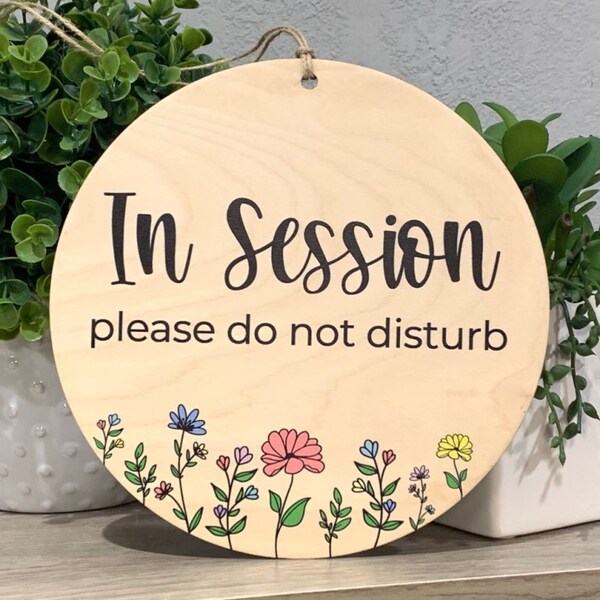 In Session Sign - Etsy