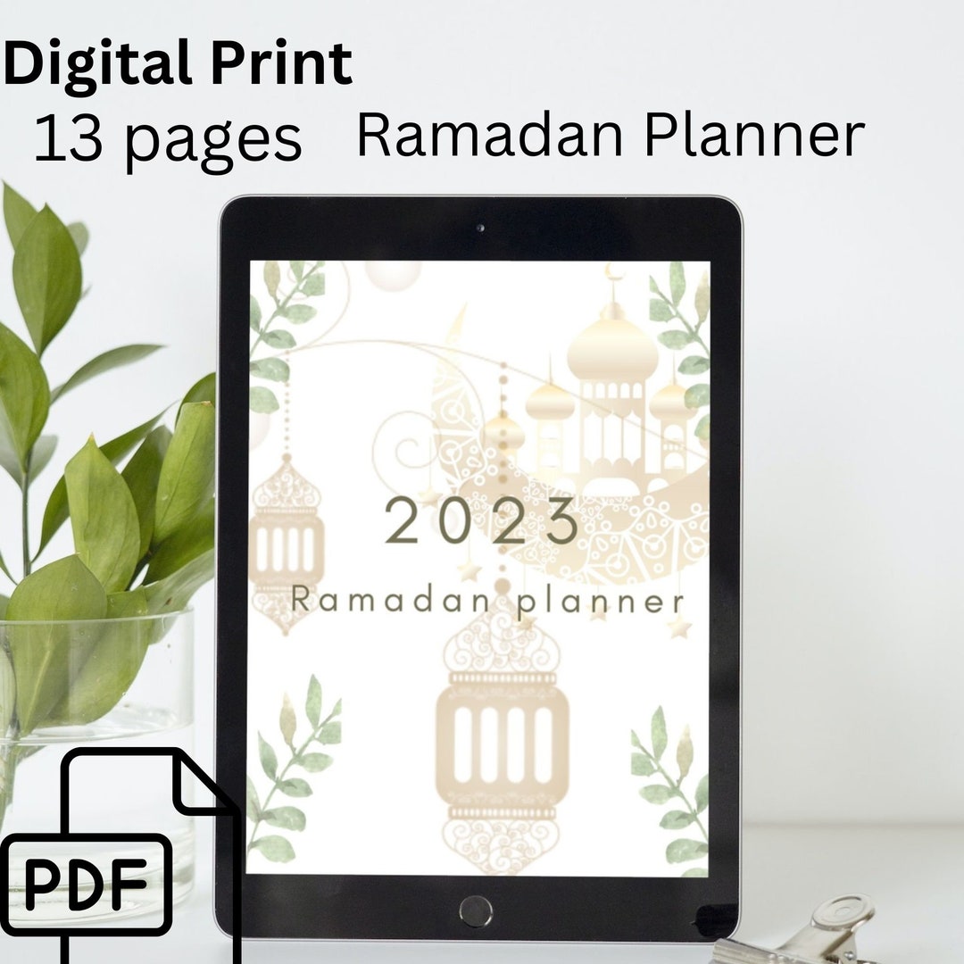 Ramadan Planner 2023, Islamic Planner, Ramadan Reflections, Printable Ramandan Planner, Ramadan ...