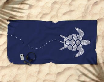 Funny beach towel | Etsy