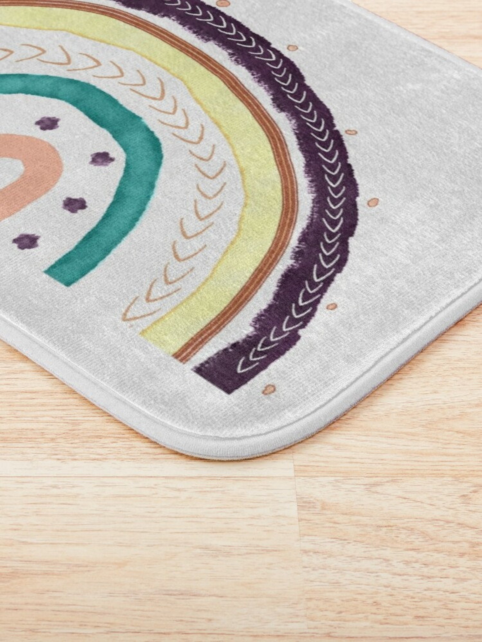 Rainbow Bathroom Rug Custom Bath Mat Girls Bath Mat Rainbow - Etsy