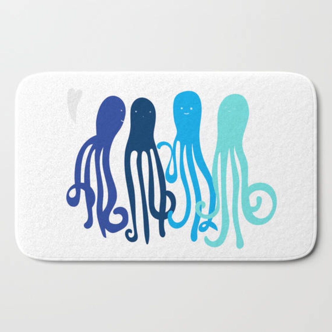 Nautical Octopus Bath Mat Personalized Small Large Tentacles - Etsy