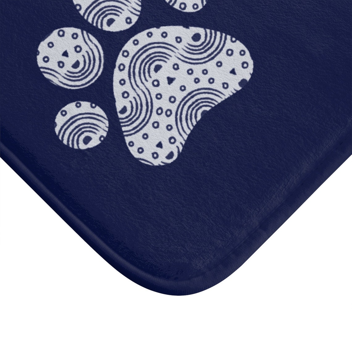 Cats Paws Bath Mat Rug Custom Bathroom Dog Print Small Large Gift for ...