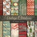 Rustic Christmas digital paper rustic Christmas scrapbook | Etsy