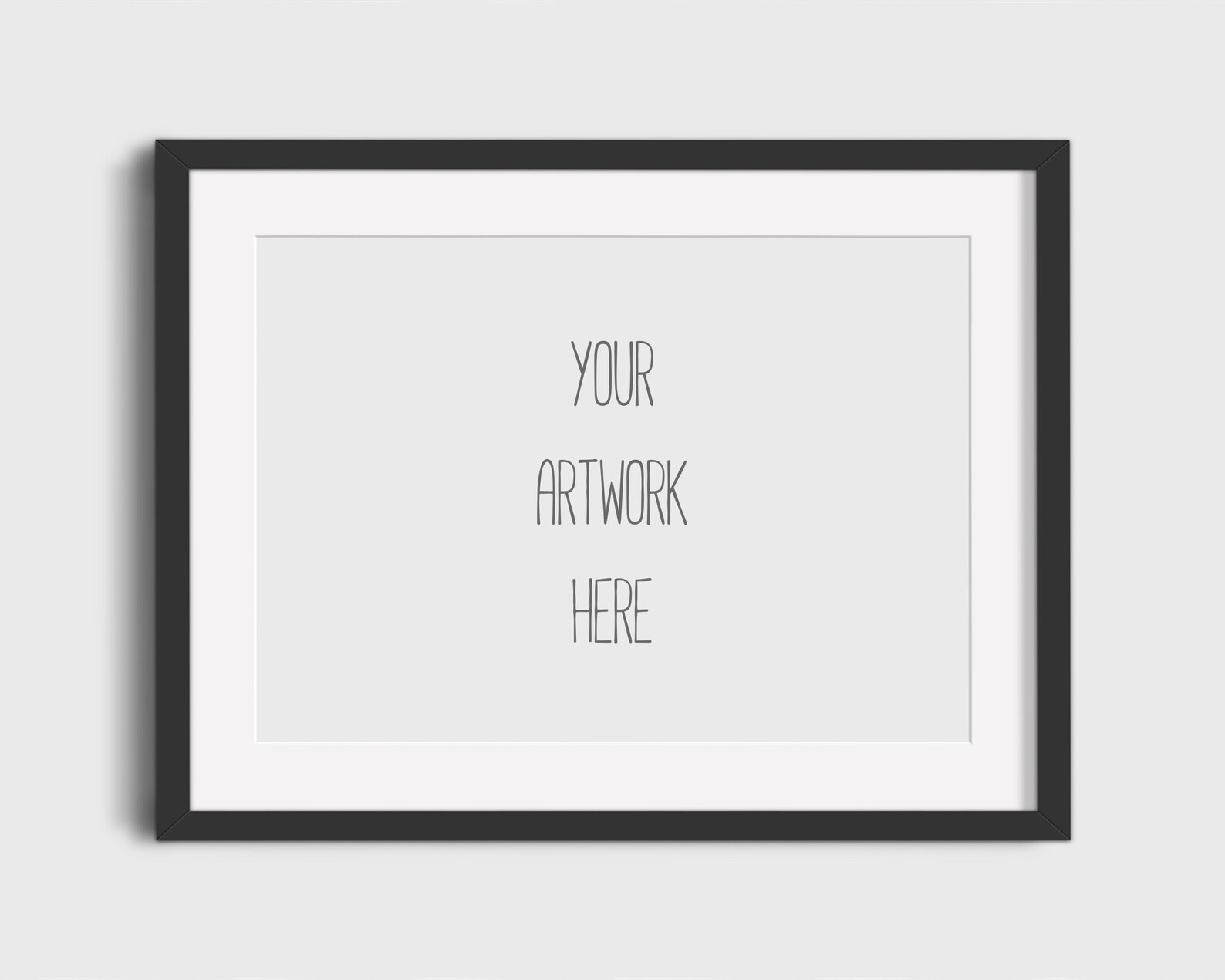 Black A4 Frame Mockup Simple Minimalist Picture Frame Etsy - Etsy UK