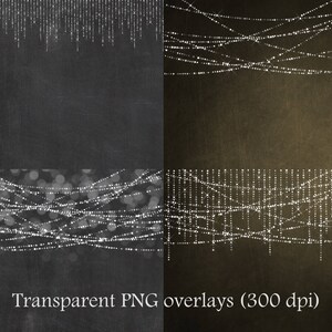 Silver Light Overlays, Silver Light Clipart, Silver Glitter Lights ...