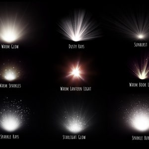 Book Light Overlay, Book Shine Overlay, Light Burst Overlay, Magic ...