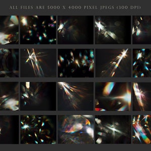 Crystal Overlays, Prism Overlays, Crystal Light Leaks, Prism Light ...