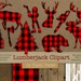 Lumberjack Clipart and Digital Paper, Lumberjack Plaid Clipart, Digital ...