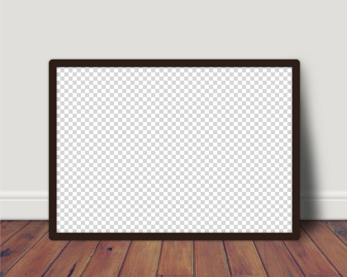 A4 Horizontal Frame Mockup, Artwork Mockup, Digital Frame, Horizontal ...