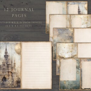 Printable Junk Journal Kit, Fairytale Junk Journal Kit, Celestial ...