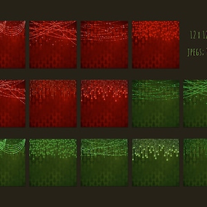 Christmas Lights, Digital Paper, Scrapbook Paper, Backgrounds, Fairy ...