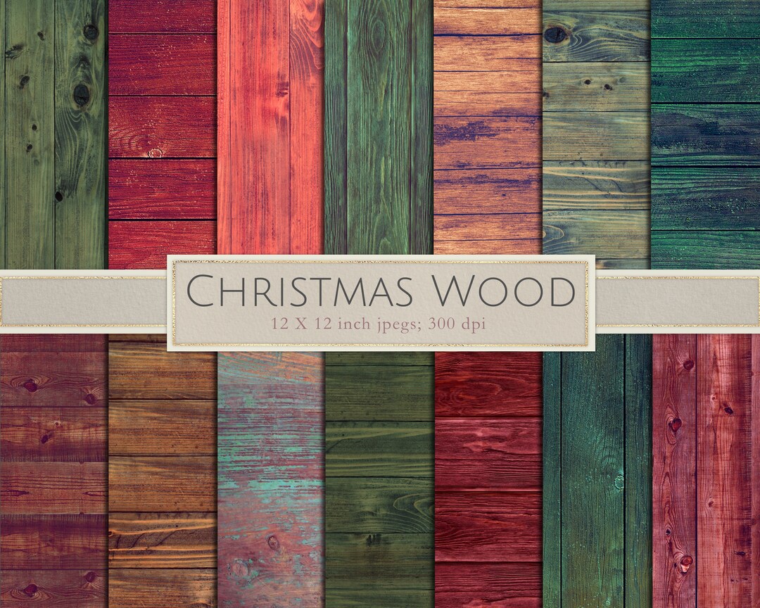 Christmas Wood, Digital Paper, Backgrounds, Scrapbook Paper, Textures ...