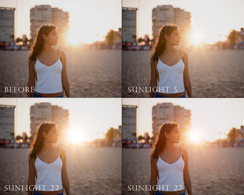 Sunlight Overlays, Natural Sunlight, Realistic Sunlight, Subtle ...
