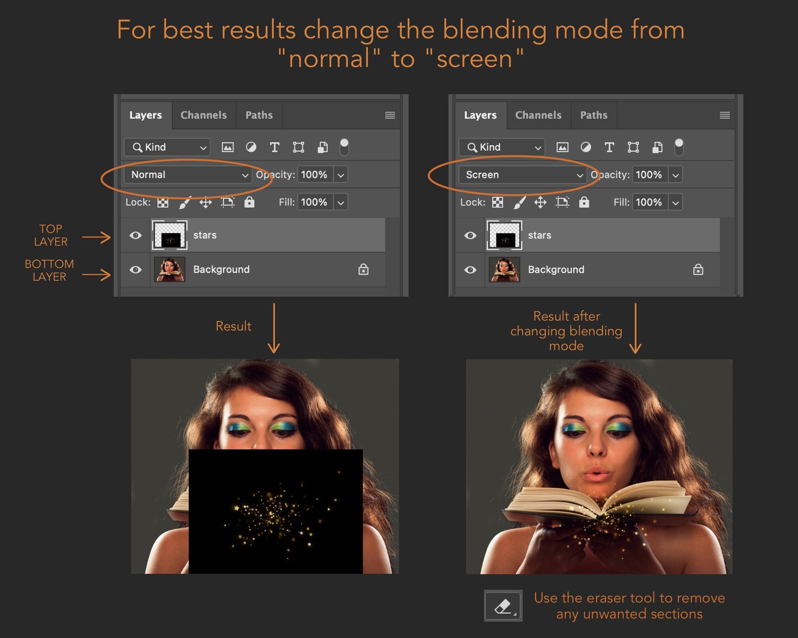 Blowing Stardust Overlays Star Dust Star Confetti Star | Etsy