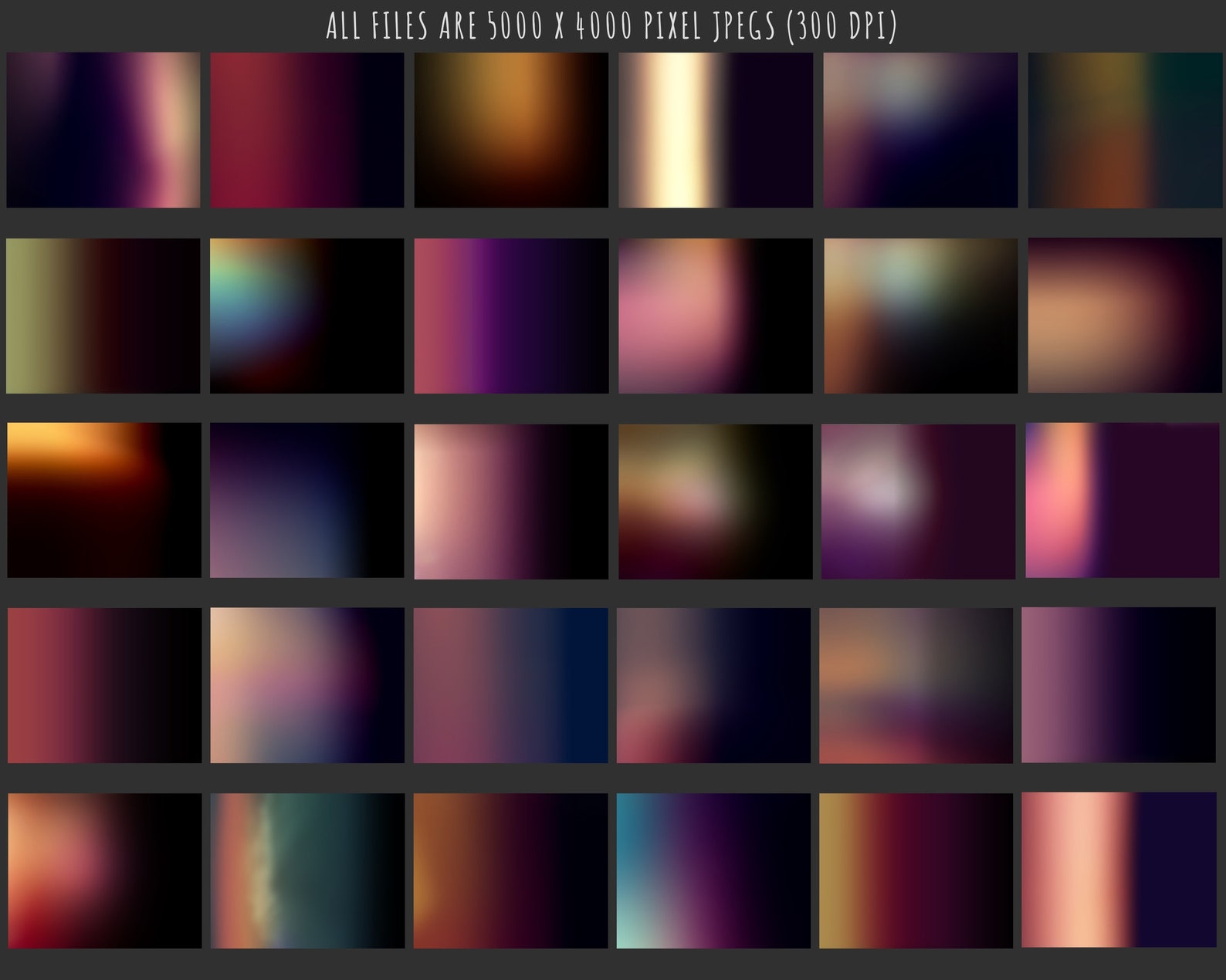 Light Leak Gradients Photoshop Overlays Light Leak Overlays - Etsy