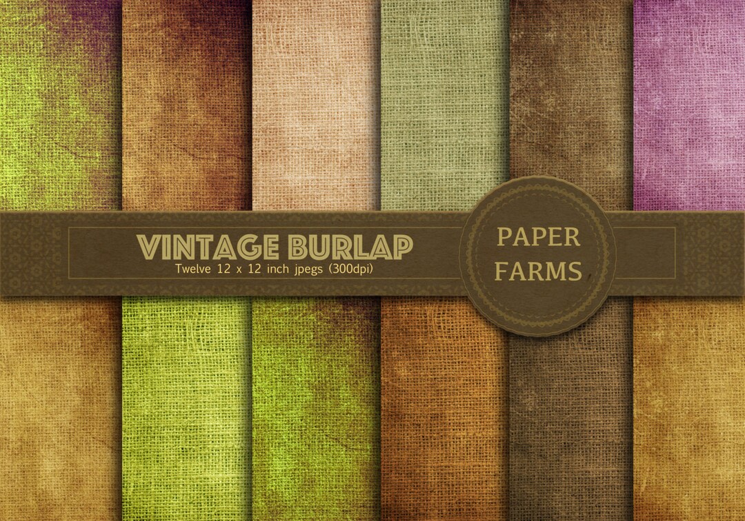 Vintage Burlap Digital Paper, Vintage Linen Digital Paper, Digital ...