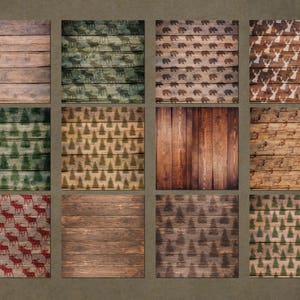 Lumberjack Forest, Rustic Lumberjack, Lumberjack Wood, Digital Paper ...