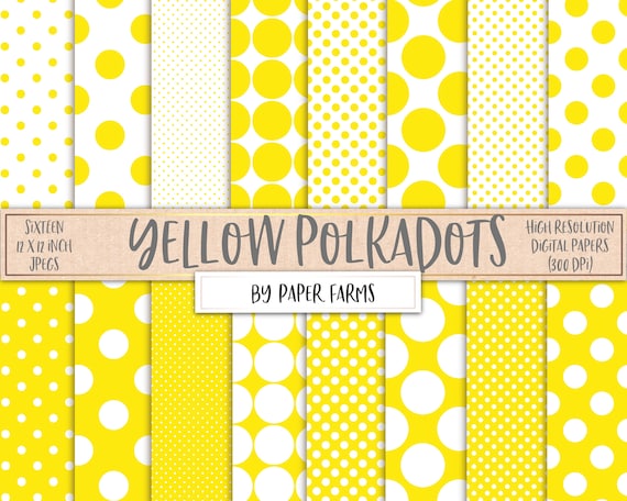 Yellow Polka Dot Printables Ink Factory Printables