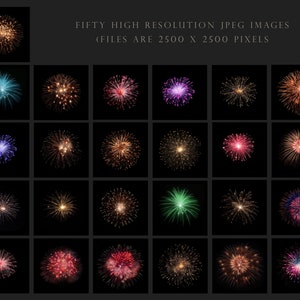 Fireworks Overlay, Photoshop Overlay, Realistic Fireworks, Firework ...