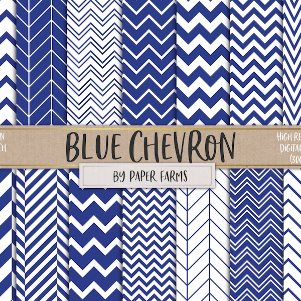 Chevron Scrapbook Paper - Etsy