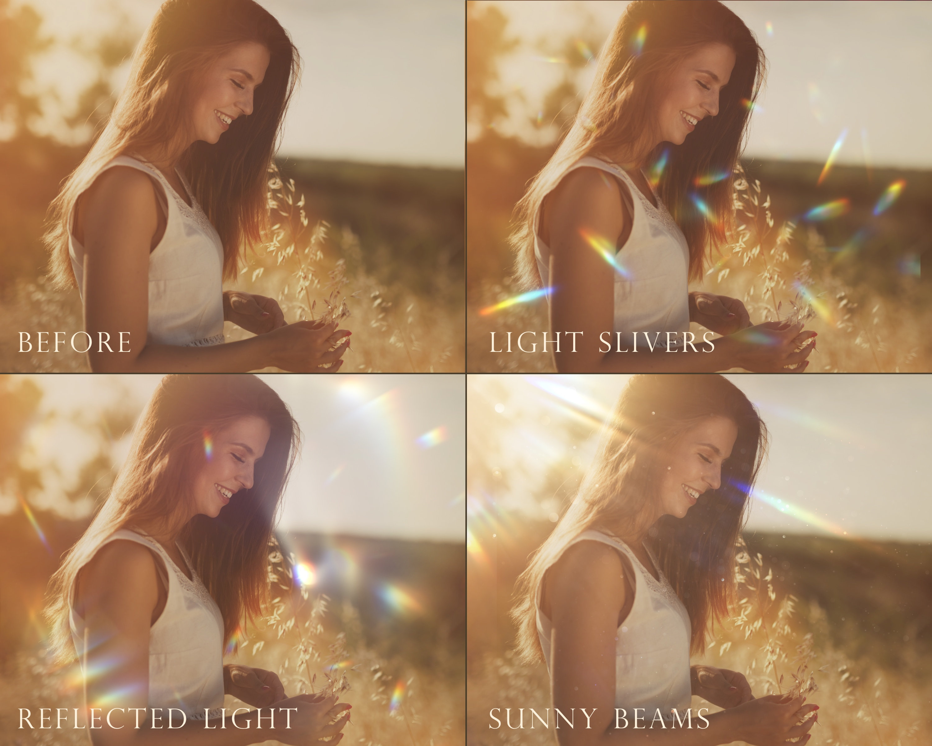 Prism overlays crystal light overlays rainbow light leaks | Etsy