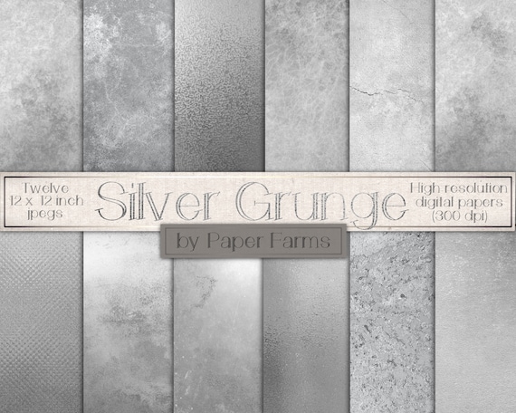 Antique silver distressed silver aged silver old shabby | Etsy