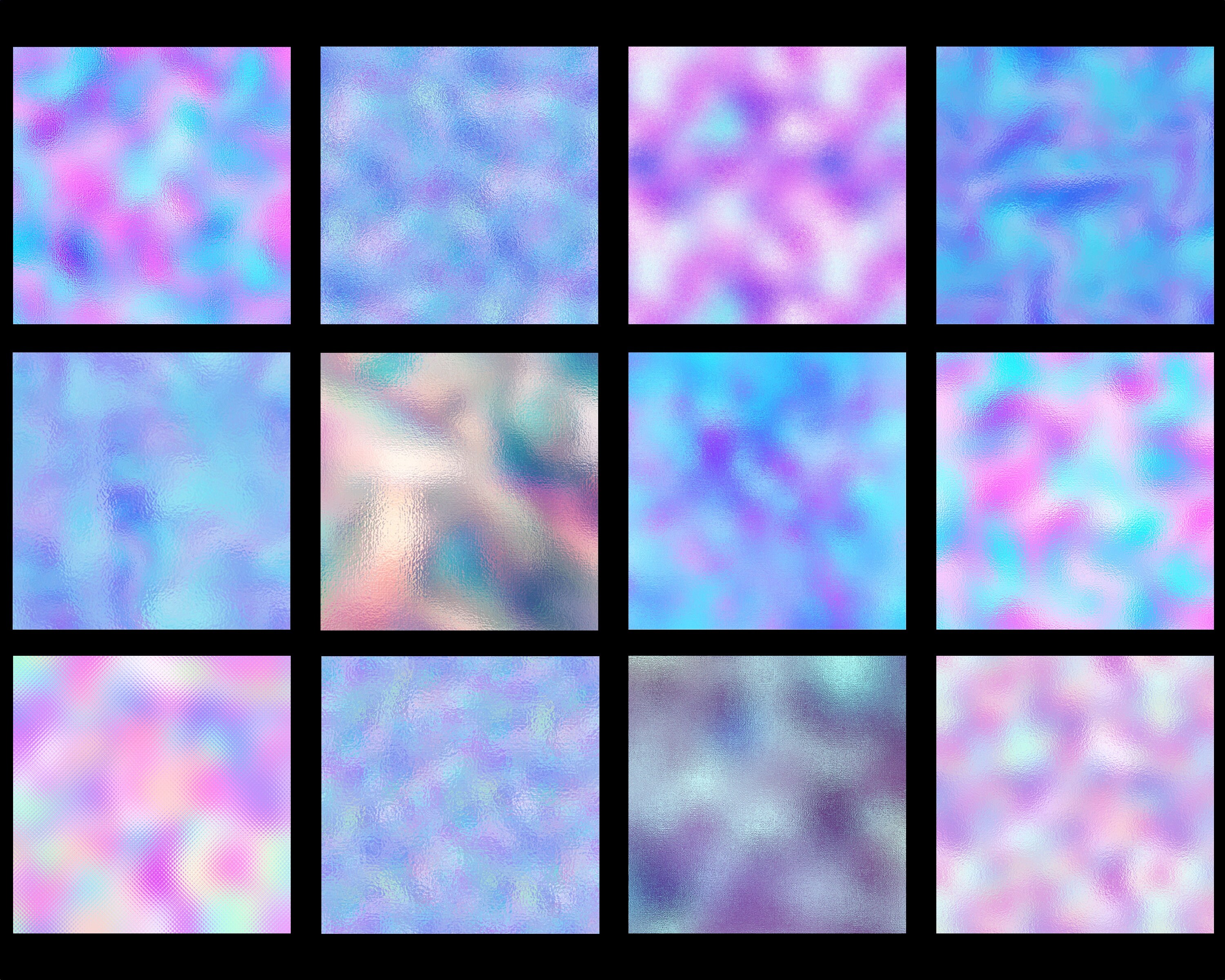 Holographic Textures, Rainbow Textures, Holographic Foil, Holographic ...