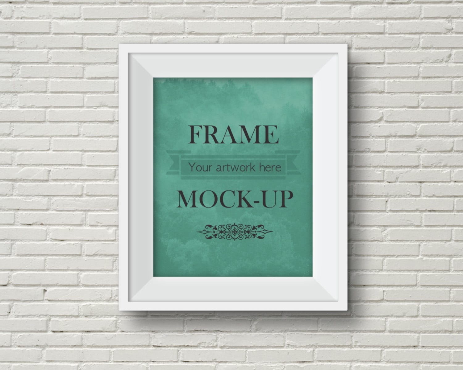 Mock-up frame artwork mock-up picture frame clipart stock | Etsy