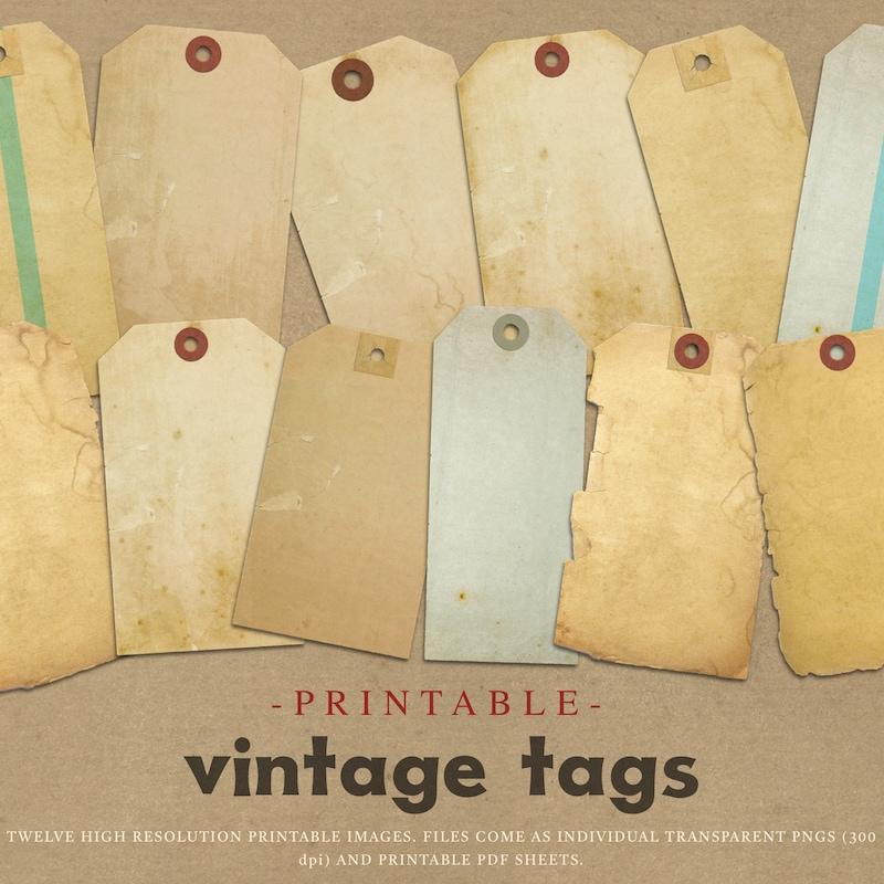 Vintage Tags - Etsy