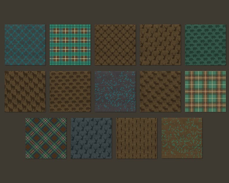 Rustic Digital Paper, Rustic Scrapbook Paper, Fall, Autumn, Rustic ...