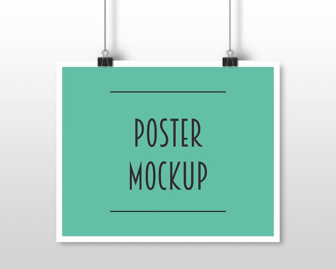 Horizontal Poster Mockup Psd
