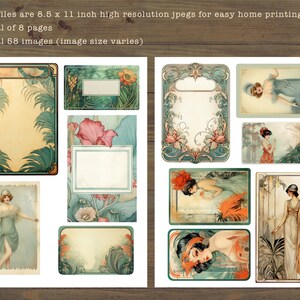 1920's Ephemera, Printable Ephemera, 1930s Ephemera, Flapper Ephemera, 1920s Junk Journal Kit ...