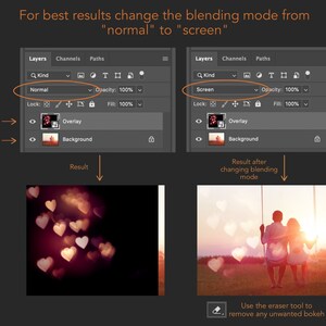 Valentine Bokeh Overlays, Heart Bokeh Overlays, Love Heart, Overlay ...