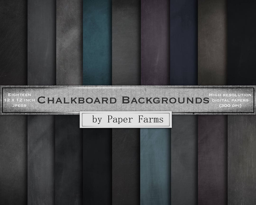 Chalkboard Backgrounds, Chalkboard Digital Paper, Chalkboard Scrapbook ...