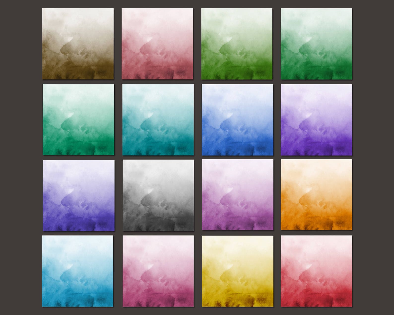 Ombre Watercolor, Ombre Watercolor Digital Paper, Ombre Watercolor ...
