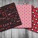 Valentine's Day Digital Paper, Love Digital Paper, Hearts Digital Paper ...