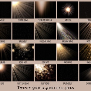 Sunlight Overlays, Photoshop Overlays, Sunbeams, Sunlight, Bokeh, Dust ...