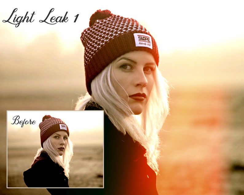 Lights leak overlays vintage light leaks retro light leaks | Etsy