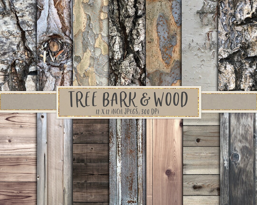 Tree Bark, Textures, Digital, Backgrounds, Digital Paper, Scrapbook ...