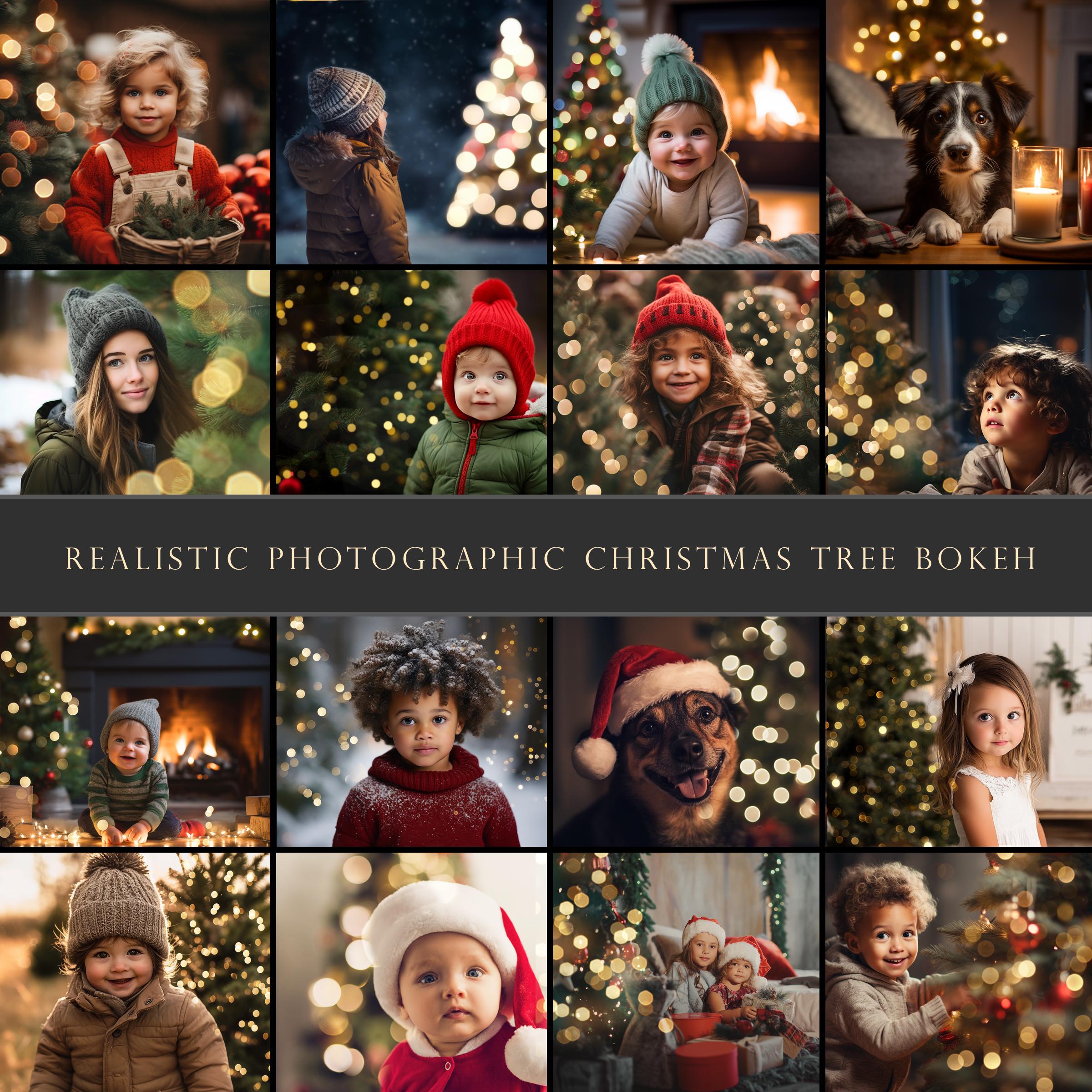 Christmas Tree Bokeh Overlays, Tree Bokeh Overlays, Christmas Bokeh ...