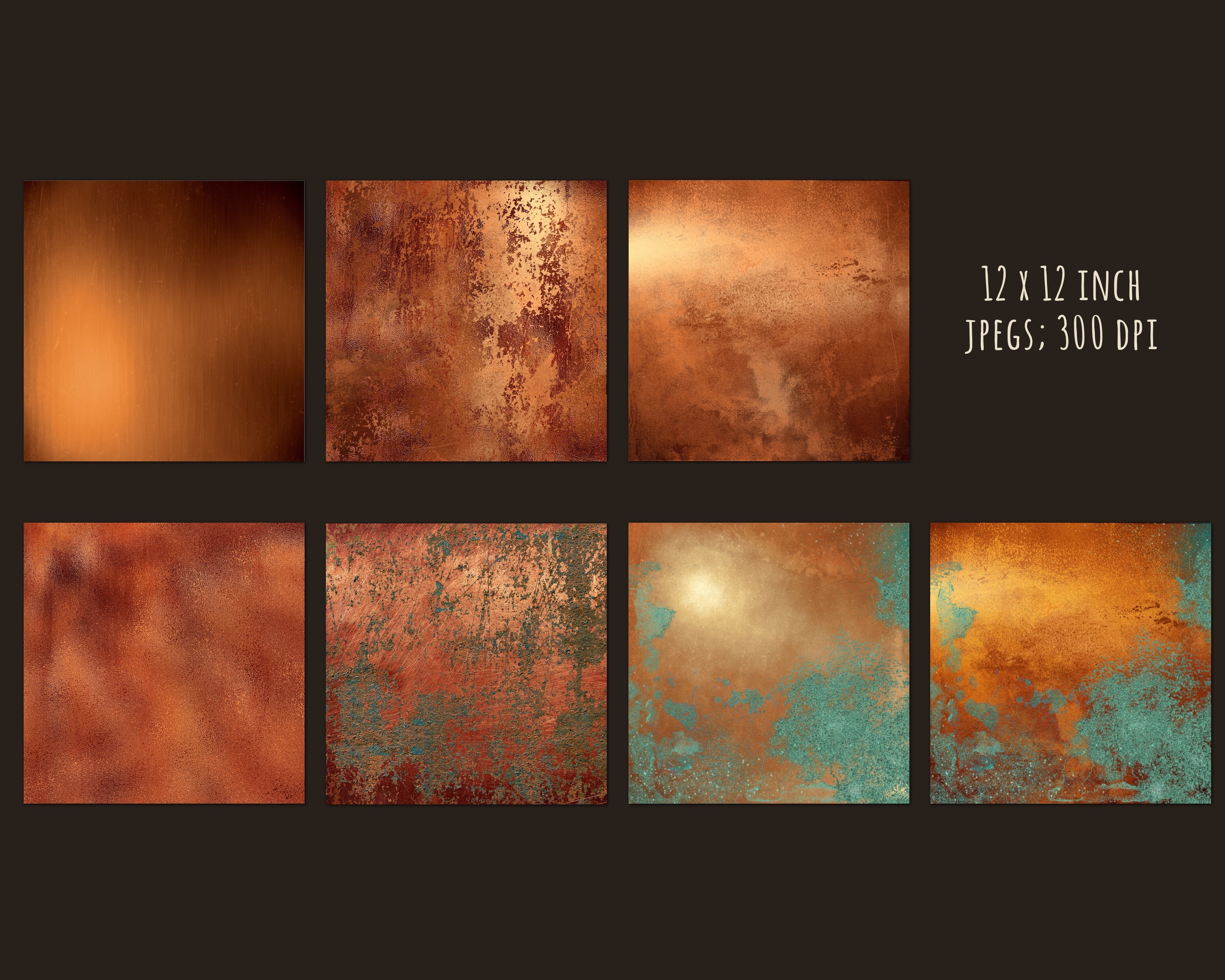 Distressed Copper Aged Copper Antique Copper Copper - Etsy