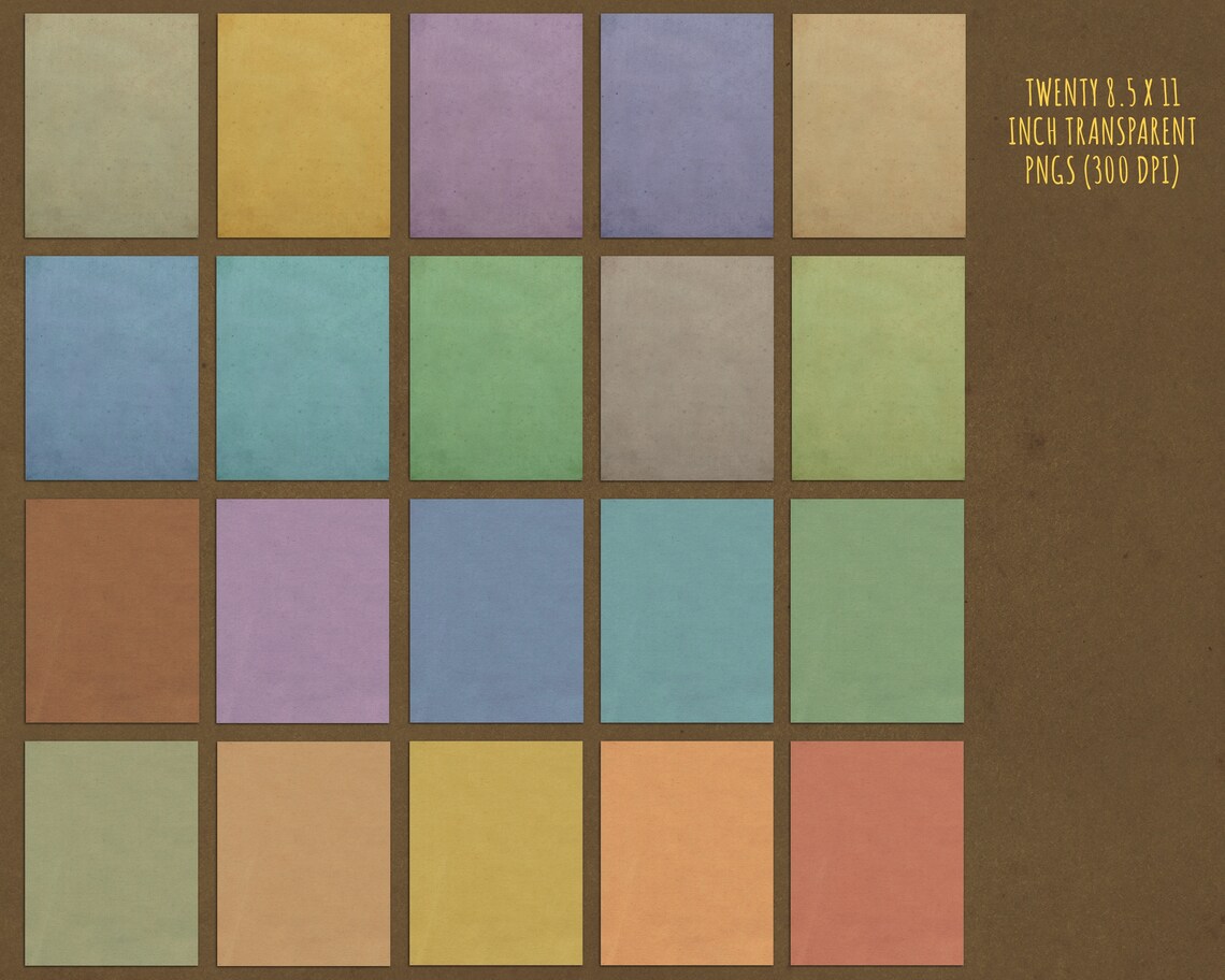 Colorful Vintage Paper Digital Paper Scrapbook Paper 8.5 X - Etsy