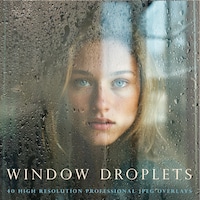 15 Window Raindrops Photo Overlays/clipart •window Droplets Photoshop ...