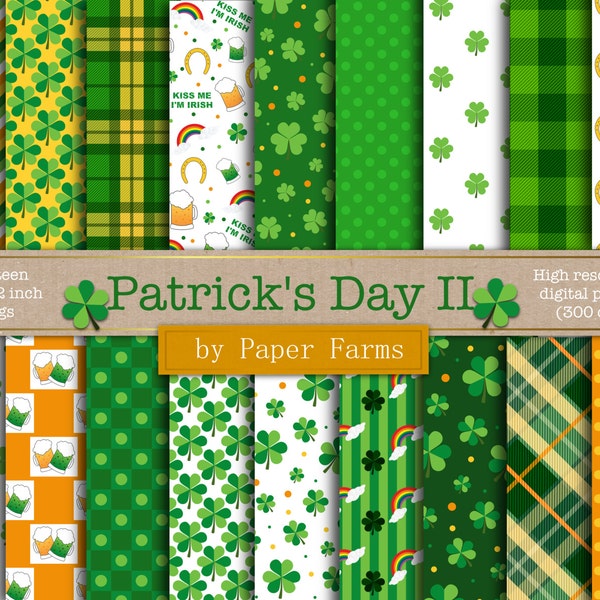 Irish Digital Paper - Etsy