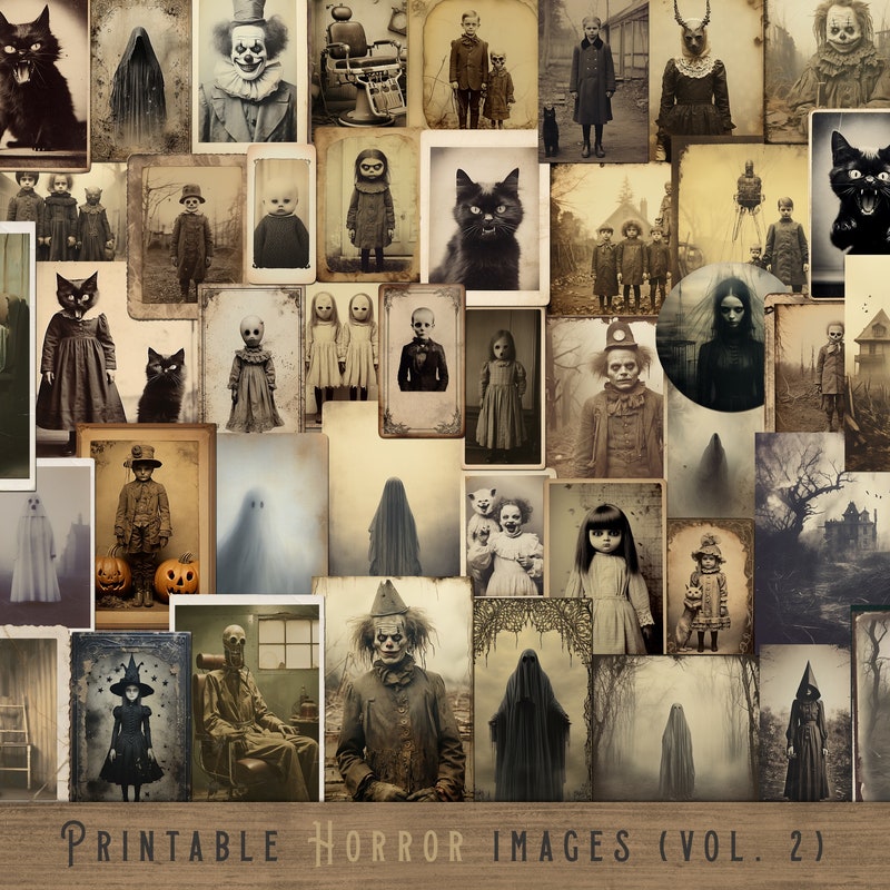 Creepy Clown and Cat - Etsy